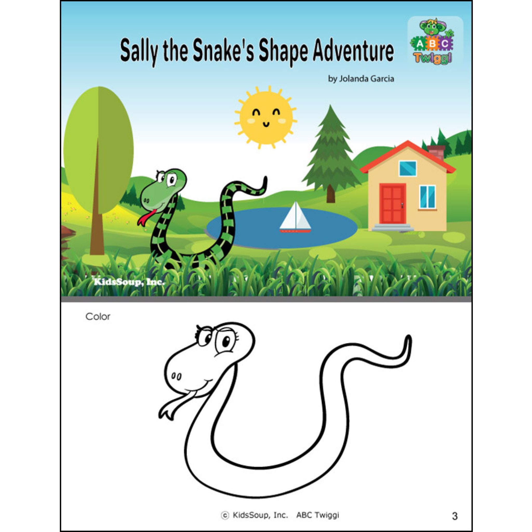 Shapes and Colors Workbook for Preschool - ABC Twiggi
