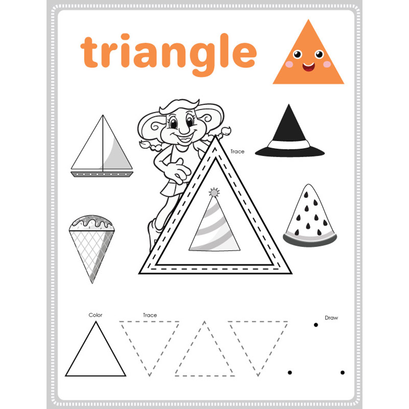 Shapes and Colors Workbook for Preschool - ABC Twiggi