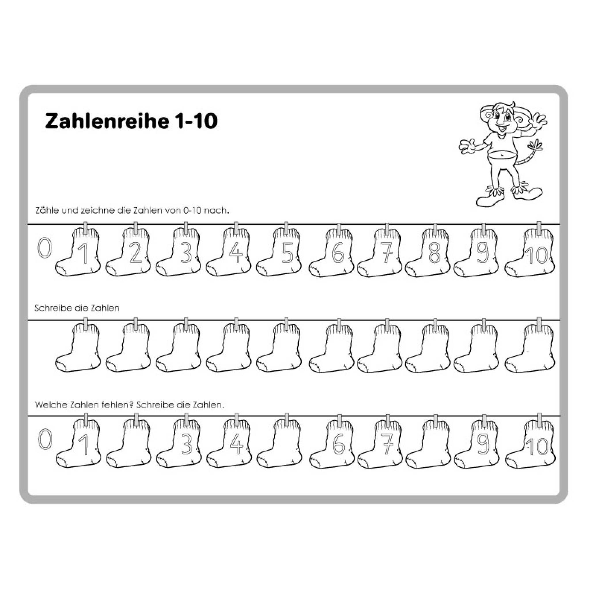 Zahlen 1-12 Übungsheft für Kinder - ABC Twiggi
